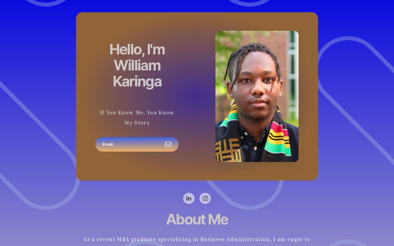 William Karinga Portfolio